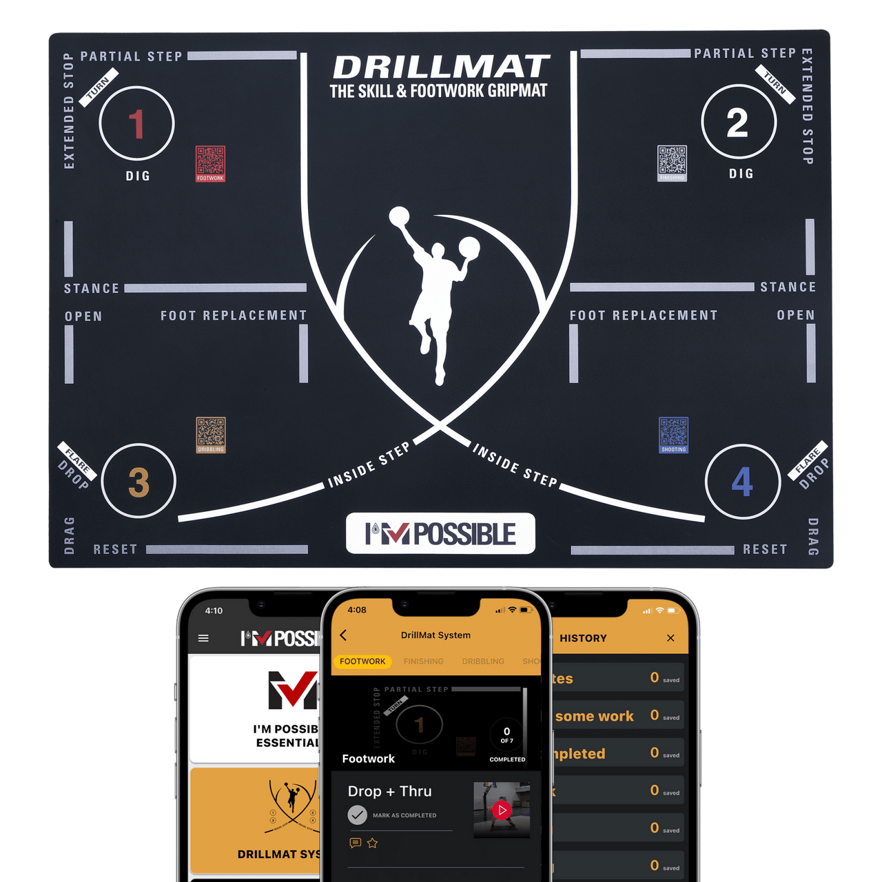 DrillMat – Basketball Footwork & Training Mat for All Levels – Im ...